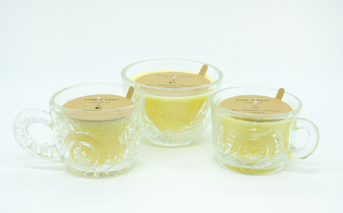 Upcycled Vessel Candles – Pine & Peat Candle Co.